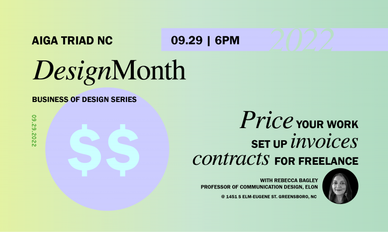 Design Month Business of Design Series 01 | AIGA Triad NC